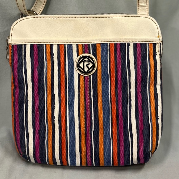 Relic | Bags | Vintage Relic By Fossil Striped Canvas Crossbody Bag ...